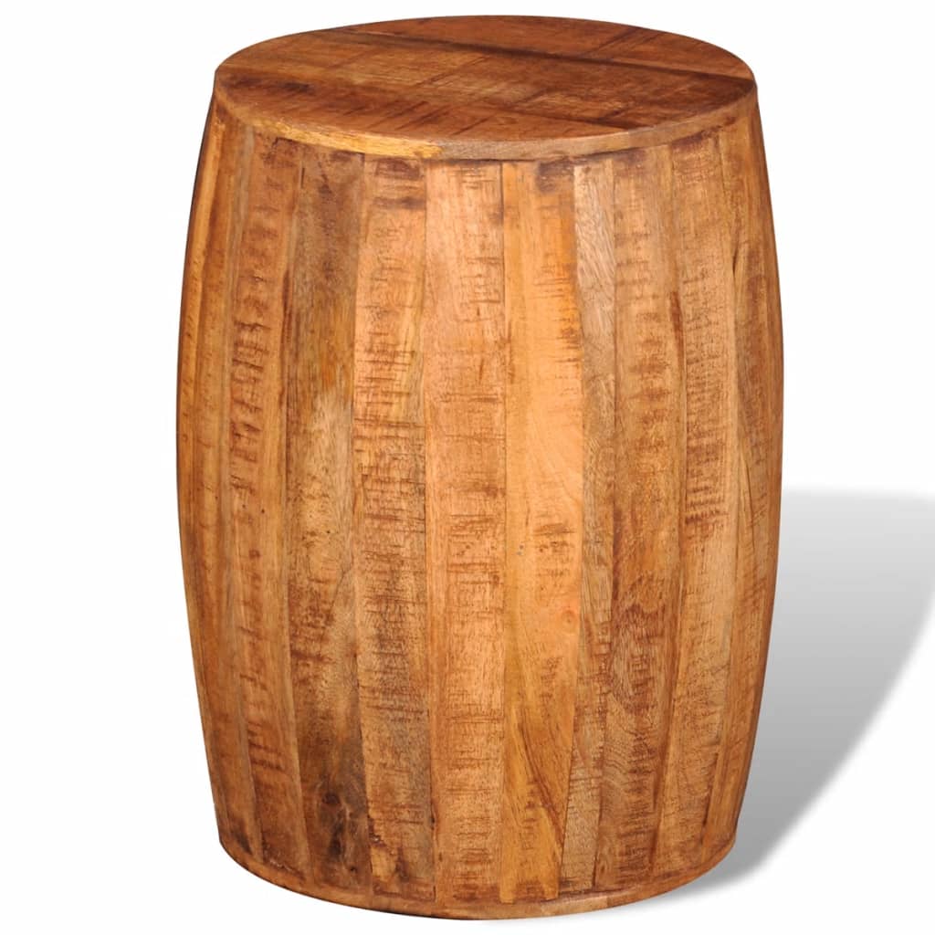 vidaXL Trommekrakk grovt mangotre | vidaXL.no